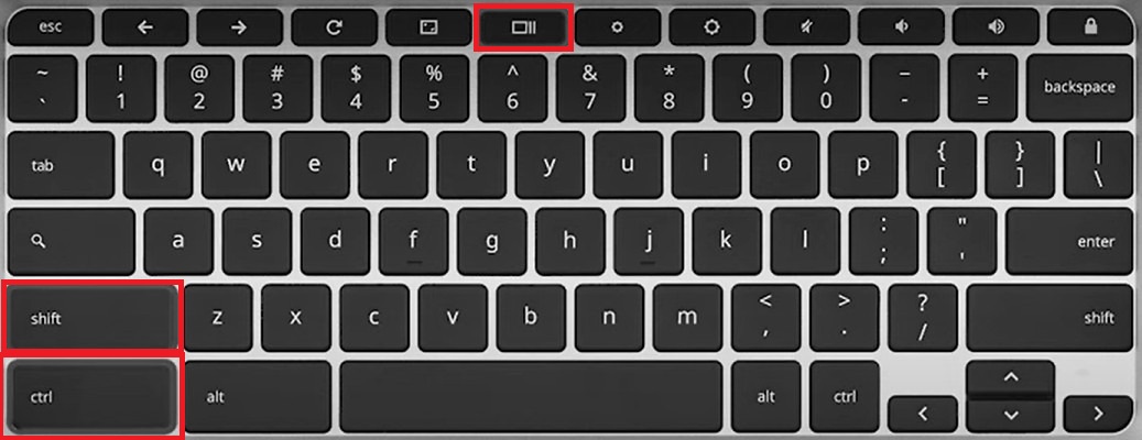 Step 1: Click "Shift + Ctrl + Show windows